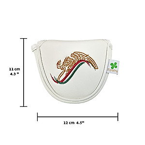 Foretra – Mexico - Golf Putter Headcover Quality PU Leather Magnetic Closure for Mallet Style Putters Scotty Cameron Odyssey Taylormade Ping