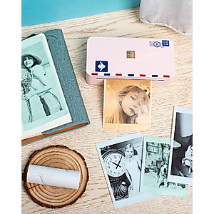 Phomemo Adhesive Thermal Sticker Paper for Phomemo M03/M03AS/M04S/M04AS Wireless Pocket Printer, Black on Green/Purple/Orange, 77mm Width X 3.5m Length, 3 Rolls, Stored for 20 Years