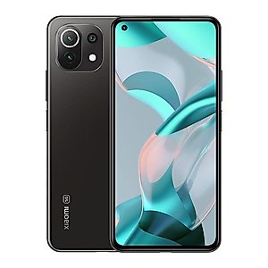 Xiaomi Mi 11 Lite NE 5G + 4G LTE VoLTE Global Unlocked GSM 64MP Triple Camera Worldwide GSM w/Fast Car Charger (Truffle Black, 128GB+6GB)