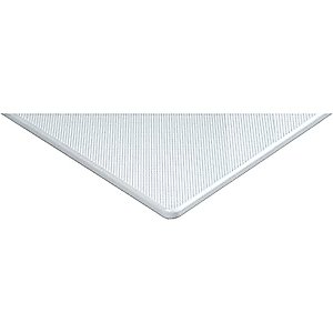 KingStarboard® Anti-Skid Marine Lumber, 12" x 27" x 3/4" Thk, White