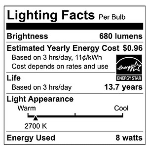 EcoSmart BR30 65W Equivalent Dimmable LED Light Bulbs Soft White (6 Pack)