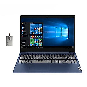Lenovo 2021 IdeaPad 3 15.6" HD Touchscreen Laptop Computer, 10th Gen Intel Core i5-10210U Processor, 12GB RAM, 1TB PCIe SSD, Intel UHD Graphics, Dolby Audio, HD Webcam, Win 10, Blue, 32GB USB Card