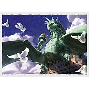 Dragon Shield Matte Art Dragon of Liberty Statue Standard Size 100 ct Card Sleeves Individual Pack