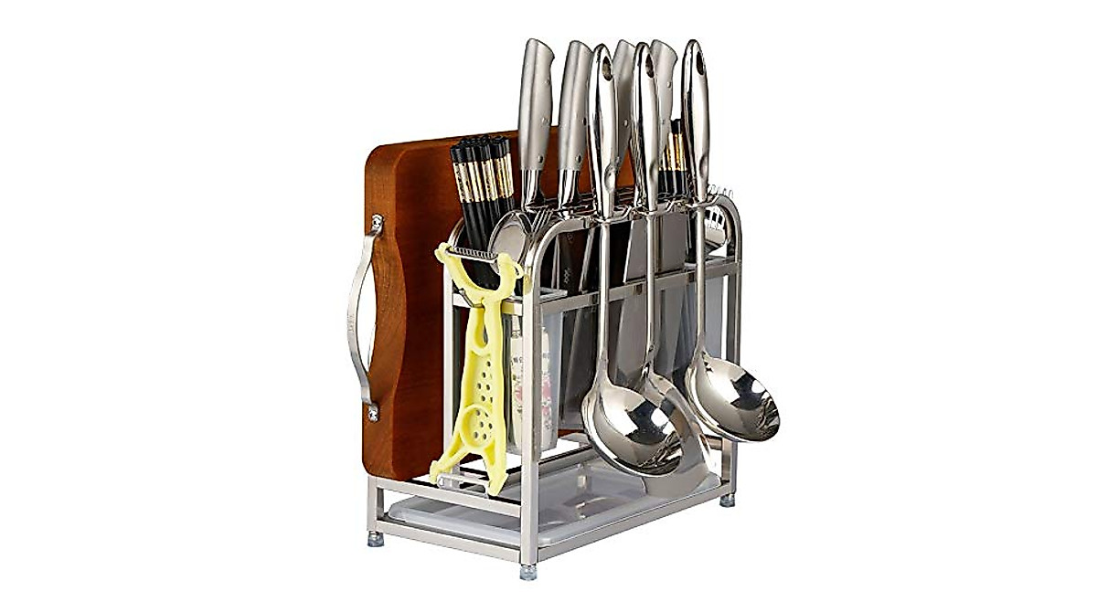 AIYoo Cutting Boards & Knife Organizer - Space-Saving Kitchen Storage