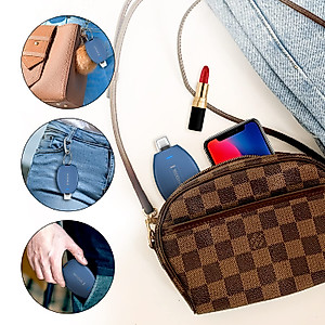 Keychain Portable Charger for iPhone, Mini Power Bank Subcompact Emergency Power Pod External Fast Charging Battery Pack, 1600mAh Key Ring Charger for iPhone 14/13/12/11/Pro Max/X/8/7/6s/SE (Blue)