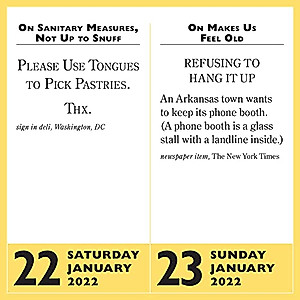 365 Stupidest Things Ever Said Page-A-Day Calendar 2022: A Daily Dose of Hilarious Moments Courtesy of Entertainers, Athletes, Business Leaders, and Politicians