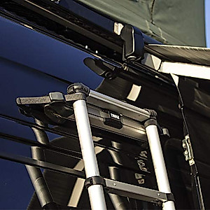 Thule Van Ladder - 9 Steps - 8.5Ft Extension - Telescoping Van Ladder - Easy Close System - EN:131 Compliant