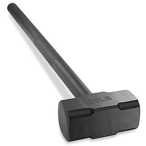 Philosophy Gym Fitness Hammer, 25 LB - Steel Hammer for Strength Training