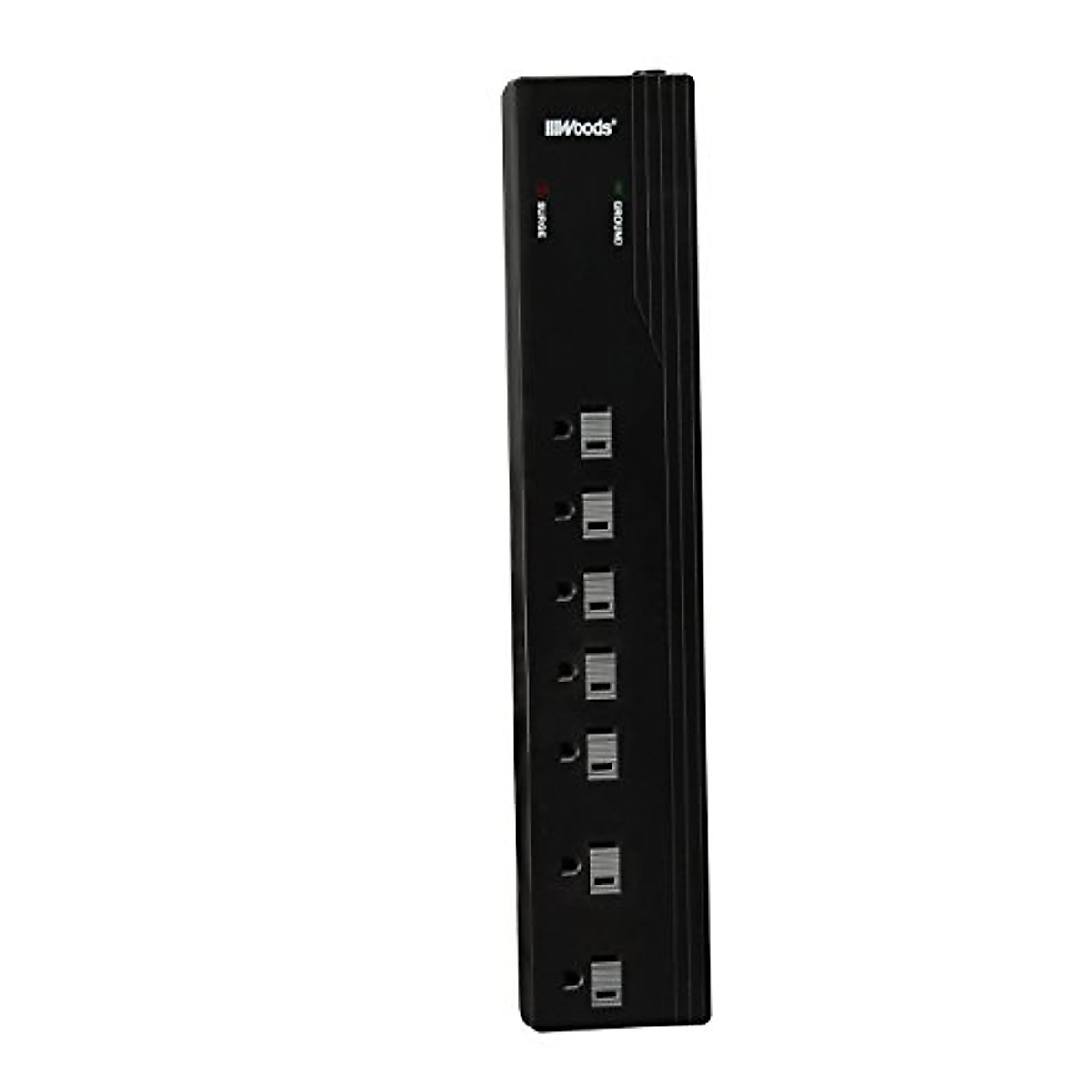 Woods 0416018811 7-Outlet Surge Protector Power Strip w/ 10-Foot Cord