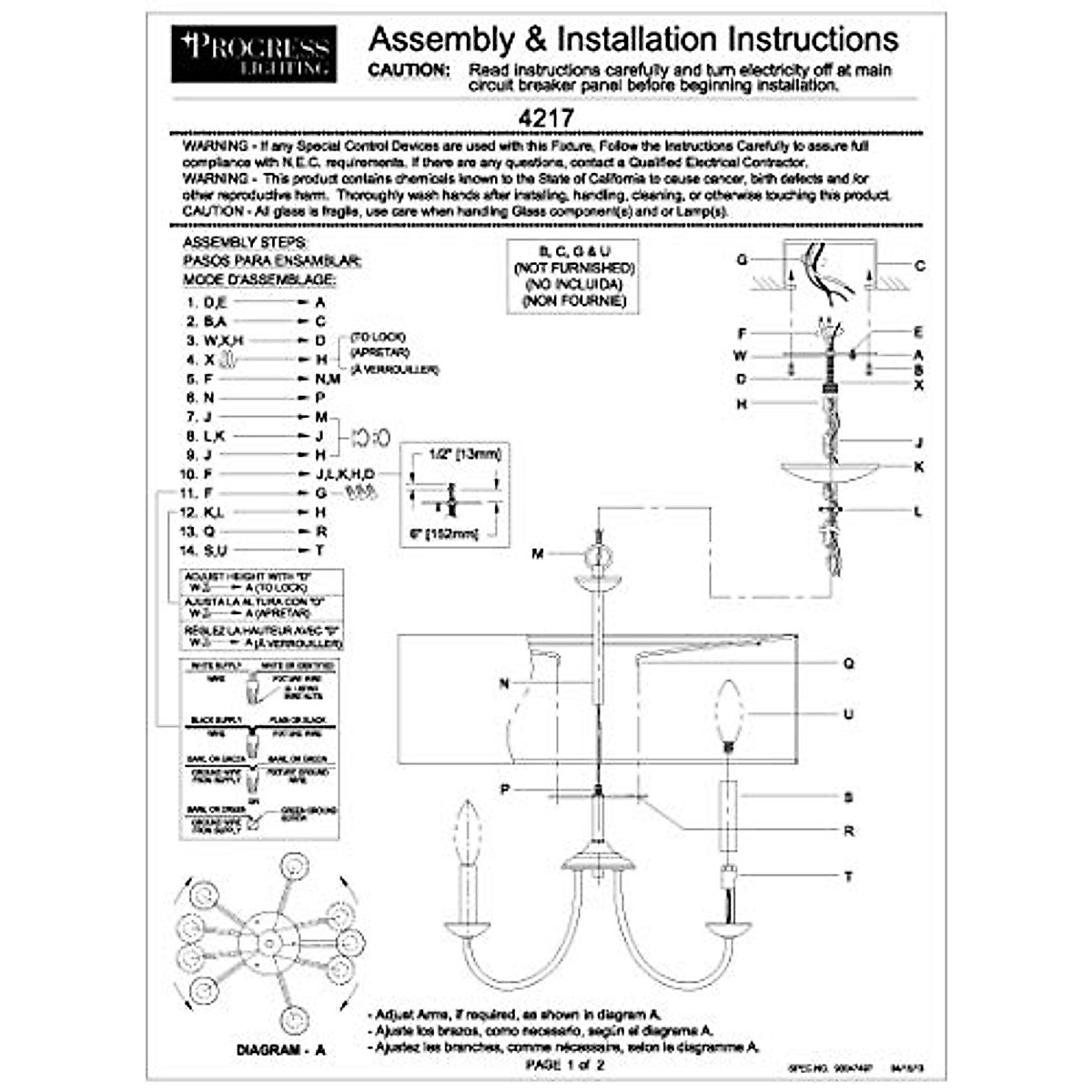 Drum Shade Collection 5-Light White Textured Linen Shade Farmhouse Chandelier Light Antique Bronze