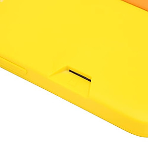 GLOGLOW Kids Tablet, HD Tablet US Plug 100-240V 5MP Front 8MP Rear 4GB 32GB with Bracket for Photograph for Android 10.0 (Yellow)