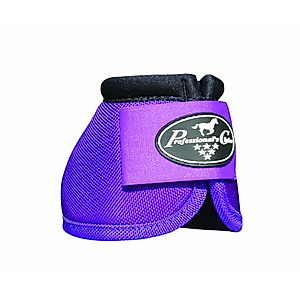 Professional's Choice ★ Ballistic NO Turn Overreach Bell Boots All Colors & Sizes (Purple, Large)