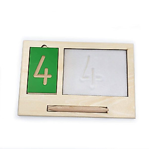 Amazing Child Mini Grooved Number Tiles with Stylus