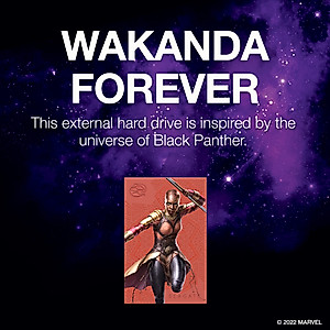 Seagate Okoye SE FireCuda External HDD - USB 3.2, Customizable RGB LED Yellow, Works with PC, Mac, PlayStation, and Xbox, 1-yr Rescue Services (STLX2000403)