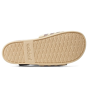 adidas Women's Adilette Comfort Slides Sandal, Sand Strata/Wonder Oxide/Sand Strata, 11