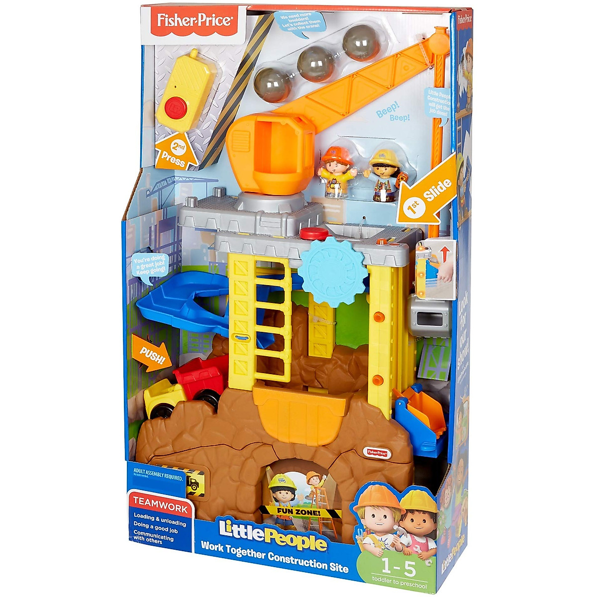 Fisher-Price Little People Work Together Construction Site Playset