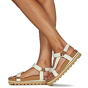 Reef Women's Cushion Rem Hi Sandal, Whisper White, 8
