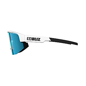 Bliz Matrix Small Sunglasses, Matte White/Blue Multi, 56mm