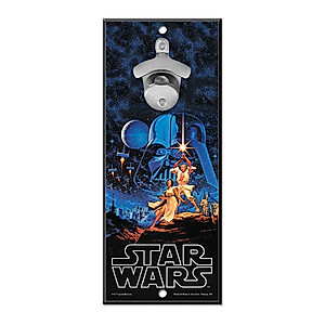 Star Wars Star Wars WinCraft Star Wars/ Original Trilogy MULTI-C 5x11 Bottle Opener SignWinCraft Star Wars/ Original Trilogy MULTI-C 5x11 Bottle Opener Sign, Multicolor, NA