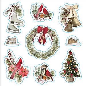 Merry & Bright Christmas! A Festive Sticker Book (over 500 holiday stickers!)