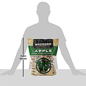Western Premium BBQ Products Apple BBQ Cooking Chunks, 549 cu in (Pack of 1)