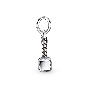 PANDORA 790483C01 Marvel The Avengers Thor's Hammer Dangle Charm