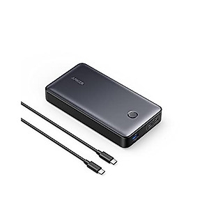 Anker Portable Charger, 24,000mAh 65W Power Bank, 537 Power Bank (PowerCore 24K for Laptop), for MacBook Pro, Dell XPS, Microsoft Surface, iPad Pro, iPhone 14 Pro, Apple Watch Series 5, and More