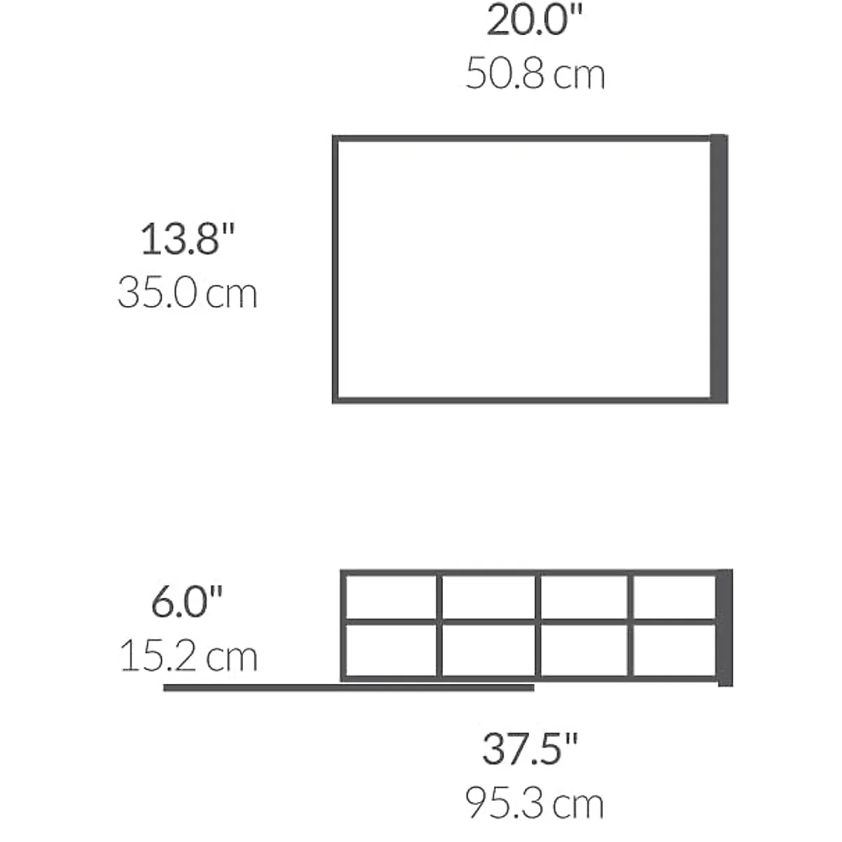 simplehuman 14 inch Pull-Out Cabinet Organizer, Heavy-Gauge Steel Frame