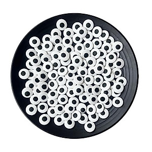 Weraru Big Candy Eyeballs Eye Ball Sweets Cake Cupcake Toppers Cookie Dessert Sprinkles Decorations for Birthday Party Supplies 4.2Ounce