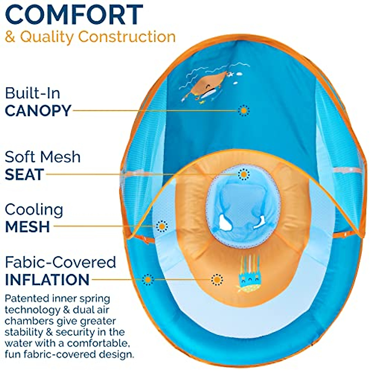 SwimWays Baby Spring Float Sun Canopy