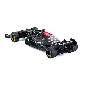 Bburago B18-38038B 1:43 F1 Mercedes AMG W12 E-Performance BOTTAS, Assorted Designs and Colours