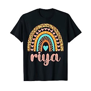 Riya T-Shirt Riya Name Birthday Shirt Gift T-Shirt