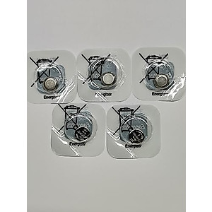 Energizer 321 Button Cell Silver Oxide SR616SW Watch Battery Pack of 5 Batteries