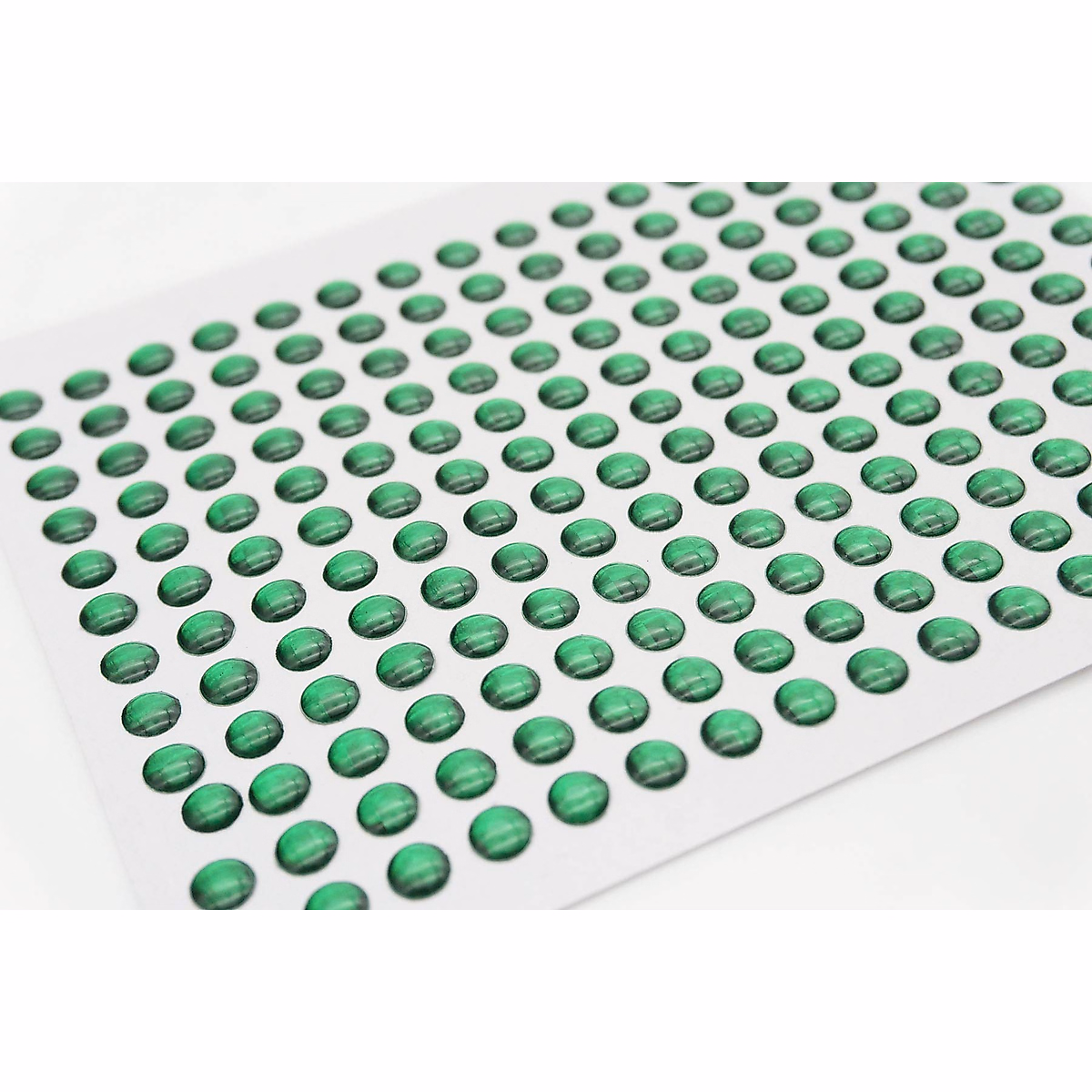 HTHYLURE Fishing Lure Eye 3D Soft Solid Green Eye Fishing Eyes Holographic Lure Eyes Making Fly Tying Fake Fish Eyes DIY Lifelike Realistic Artificial Holographic Fake Eyes All Green 5MM-500pcs