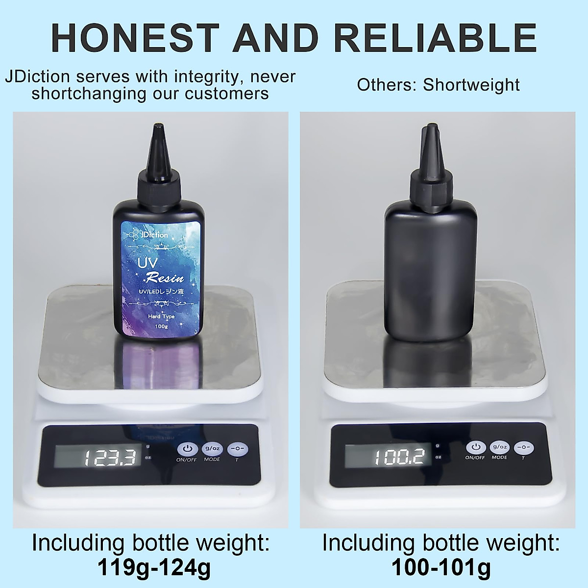 UV Resin, 2 PCS Upgrade Ultraviolet Epoxy Resin Non-Toxic Crystal Clear Hard Glue Solar Cure Sunlight Activated Resin for Handmade Jewelry, DIY Craft Decoration, Casting and Coating(200g)