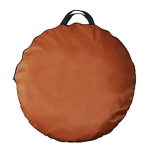 Gigatent Spray Tan Pop Up Tent - Professional Sunless Tanning Pop-Up Spraying Booth for Airbrush Art, Makeup & Painting - 50'' x 37'', Folds Easily in 30 Seconds - with Carry Bag,brown