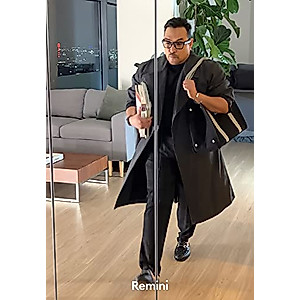 Premium Canvas Tote Bag (16Wx12H x7D) Pancake Mini Folds Flat, Slip-in Pockets, Removable Base, Anti-Theft Pocket