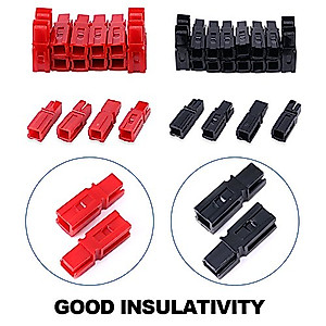 Glarks 20 Pair 30AMP Quick Disconnect Power Terminals Connectors, Red Black Quick Connect Battery Connector Modular Power Connectors Set