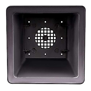 KINJOEK 15 PCS 5.1 Inch Plant Pot, Square Plastic Bonsai Training Pots, Flower Succulent Pots Container for Garden, Indoor, Home Decorative