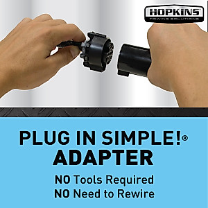 Hopkins 47345 4 Wire Flat Adapter