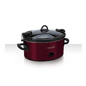 Crock-Pot 6-Quart Cook & Carry Oval Manual Portable Slow Cooker, Red - SCCPVL600-R