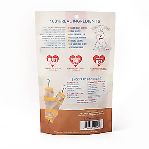 Einstein Pets Everydays Backyard BBQ Crunchy Heart Shaped Treats, All Natural Protein Packed Organic Dog and Puppy Baked Biscuit Training Treat, Pork, Pineapple Honey Recipe with CHIA 6, Ounce Bag