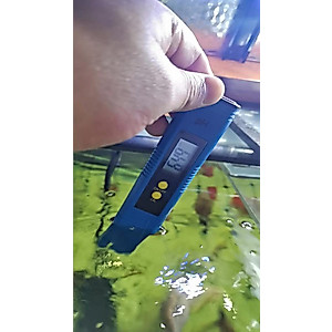 Othmro 1Pcs TDS and EC Tester 1-9990PPM 1 Resolution Plastic Titanium Alloy Meter Digital Water Tester Handheld Tester Accuracy ± 1% for Aquariums Swimming Pools Water Filters Orange