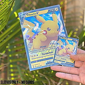 Jumbo Card Sleeves (40pk Jumbo Sleeves - Large - 5.4"x7.5")