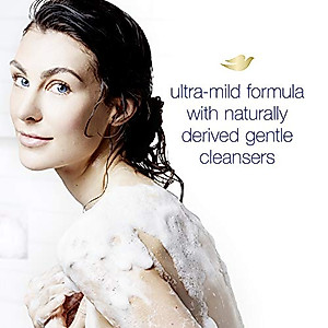 Dove Hypoallergenic Body Wash To Moisturize Sensitive Skin Body Wash For Sensitive Skin Sulfate and Paraben Free, 22 Fl Oz (Pack of 4)