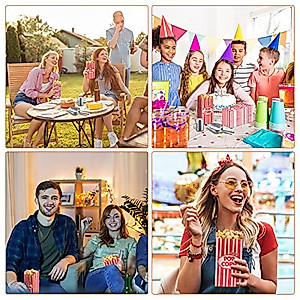 602 Pcs Popcorn Maker Supplies Set Includes 600 Popcorn Paper Bags 1 oz Popcorn Individual Bags 1 Popcorn Scoops 1 Popcorn Seasoning Dredge Shaker with Handle for Home Kitchen Movie Party Use