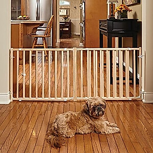 MidWest Homes for Pets Extra-Wide Swing Pet Safety Gate, Expands 50.25 - 94' Wide, 24' Tall