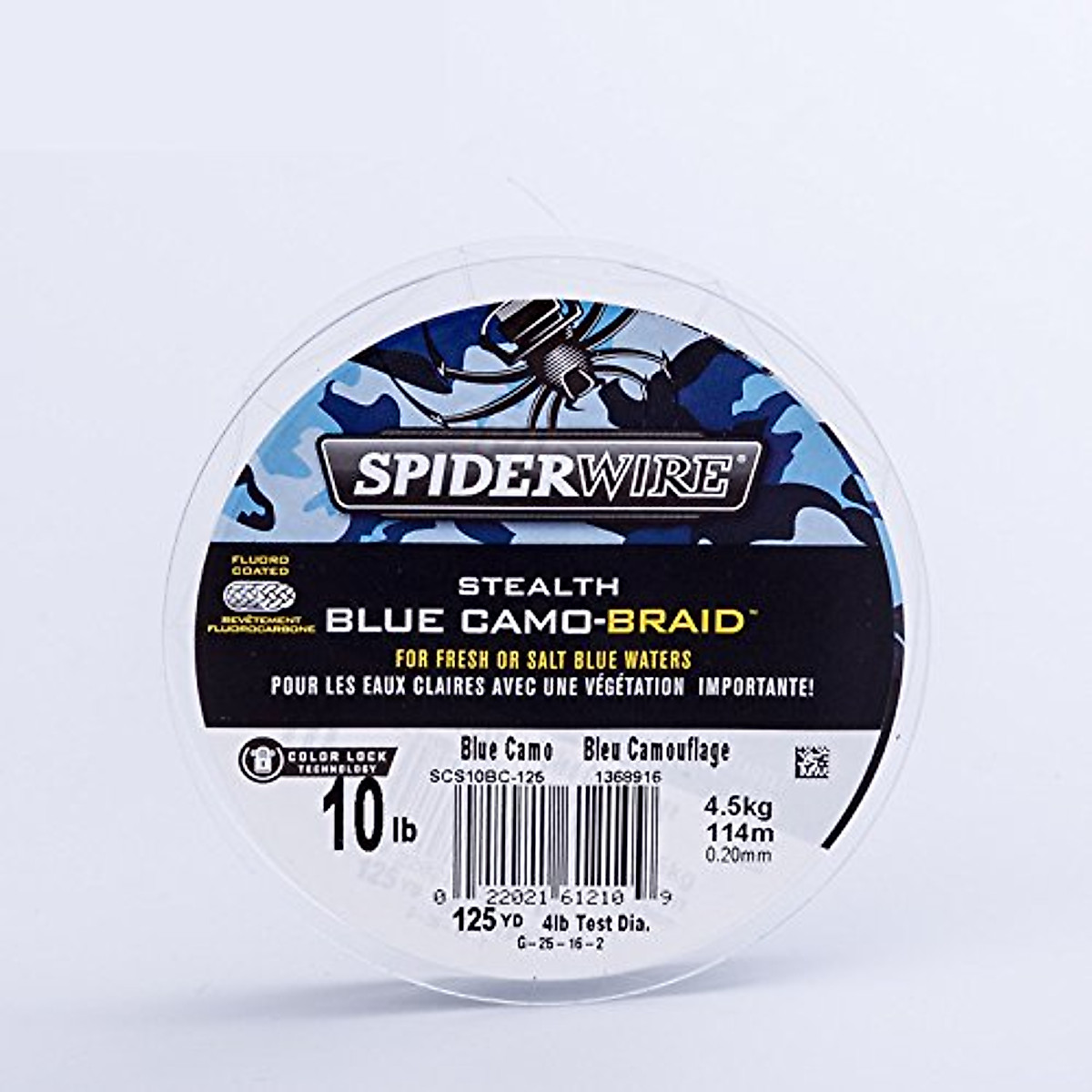 Ochoos Stealth #1.5 114m 4.5kg Power PE Fishing Line Blue Camo Fishing Braid Line Pesca - (Size: 1.5) - Fishing Line