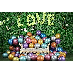 Light Pink Metallic Balloons，12inch（50pcs）Chrome Latex Pink Balloons,Tiffany Metallic balloonns.