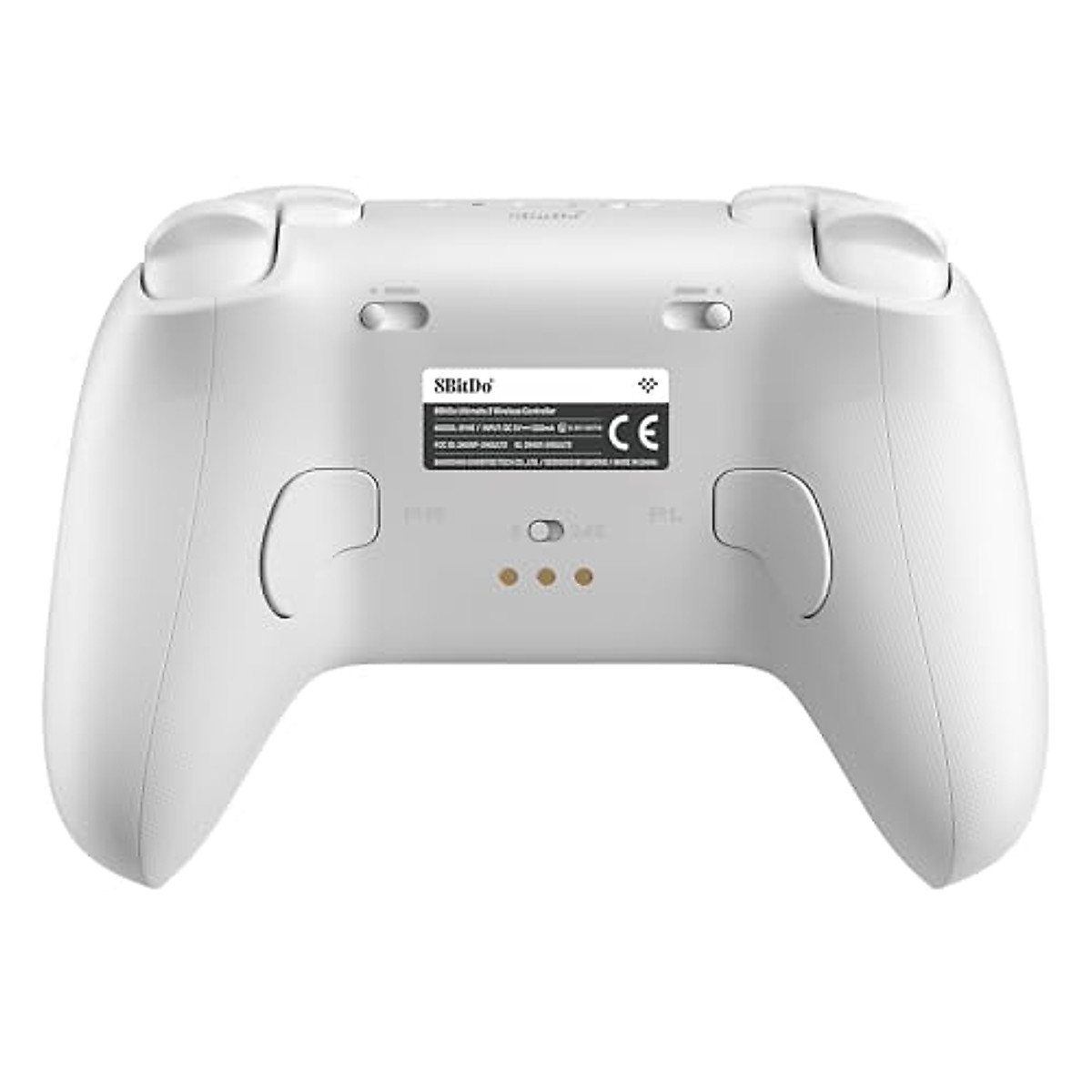 8BitDo Ultimate 2 Wireless Controller for Windows & Android, Gaming Controller with TMR Joysticks, Switchable Hall Effect/Tactile Triggers, RGB Fire Ring, 8Speed Wireless Tech, White